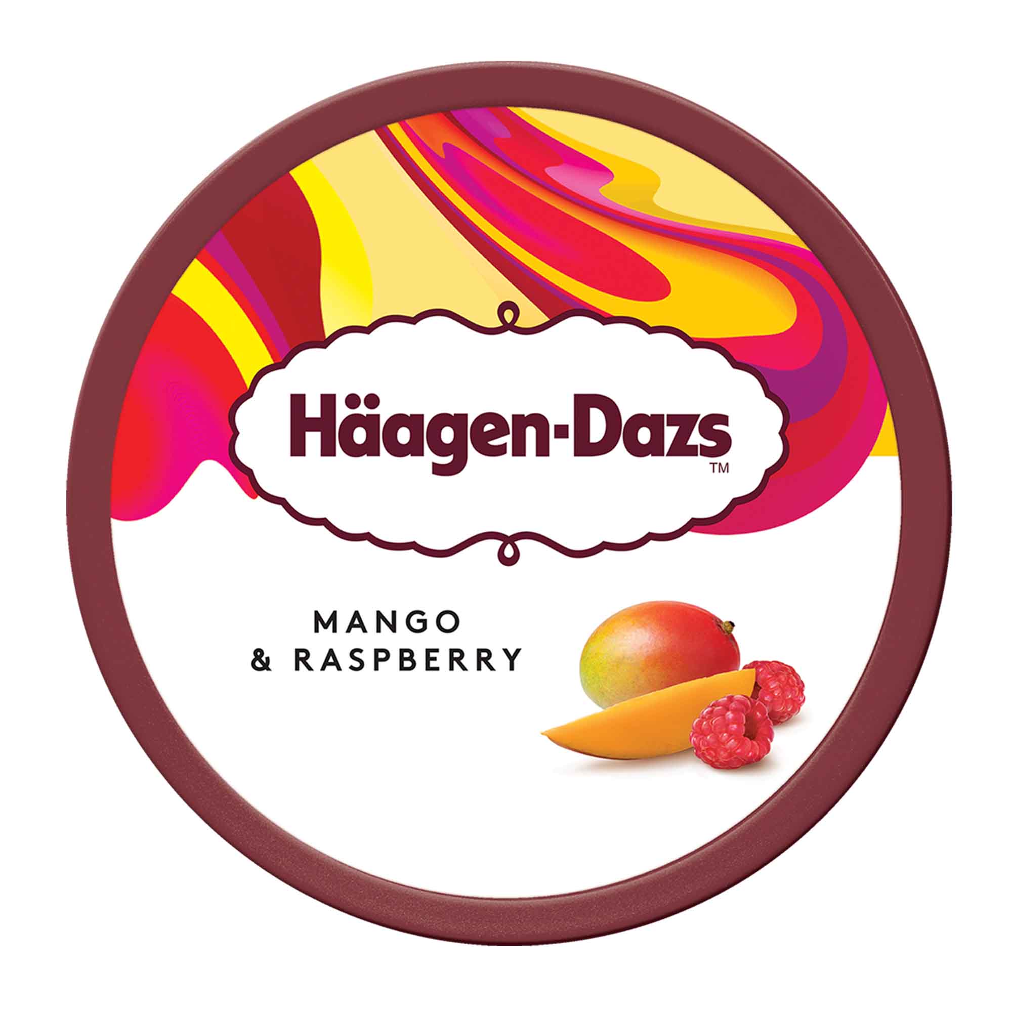 Inghetata de mango cu sos de zmeura 460ml - Bocado
