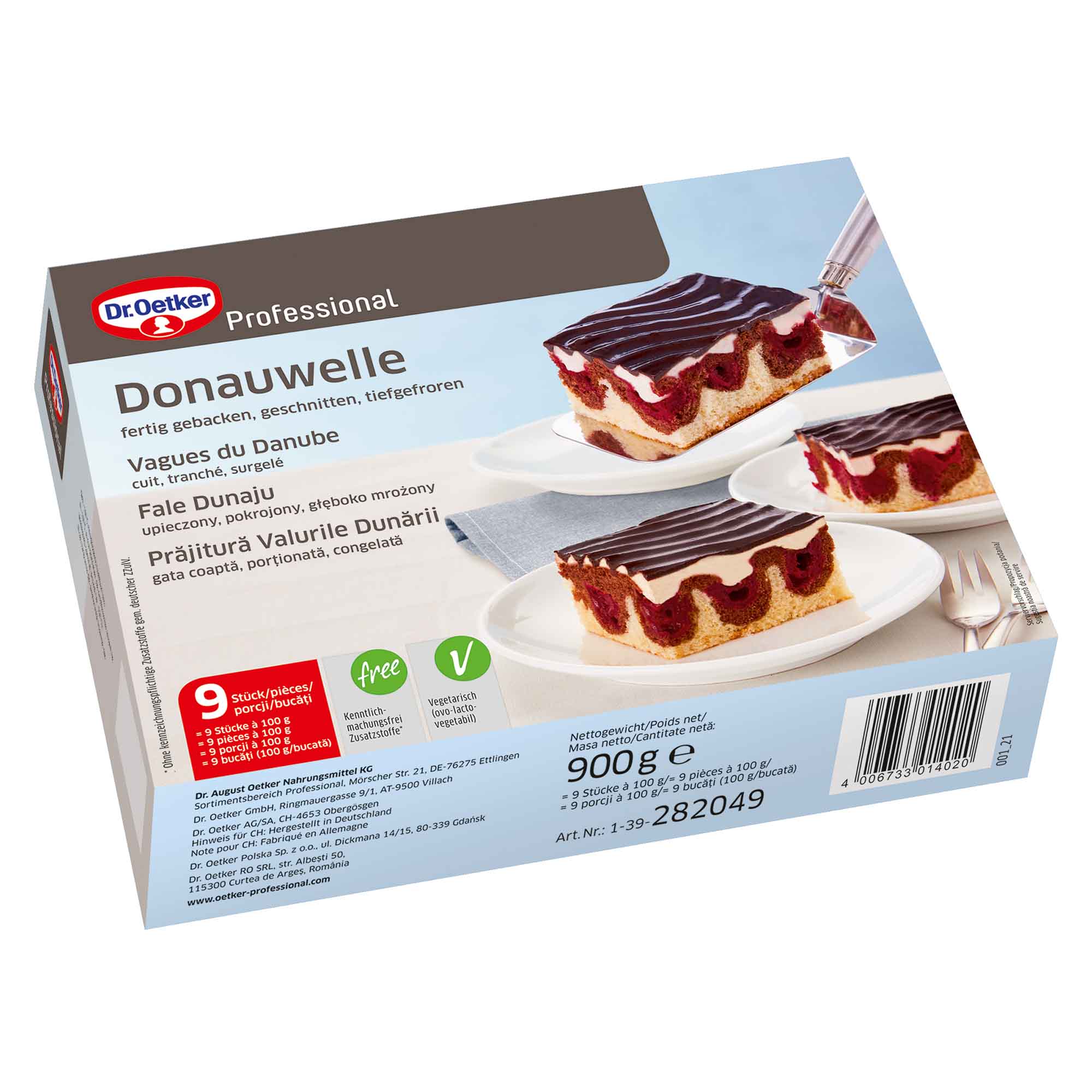 Prajitura Valurile Dunarii (9x100g) 900g - Bocado