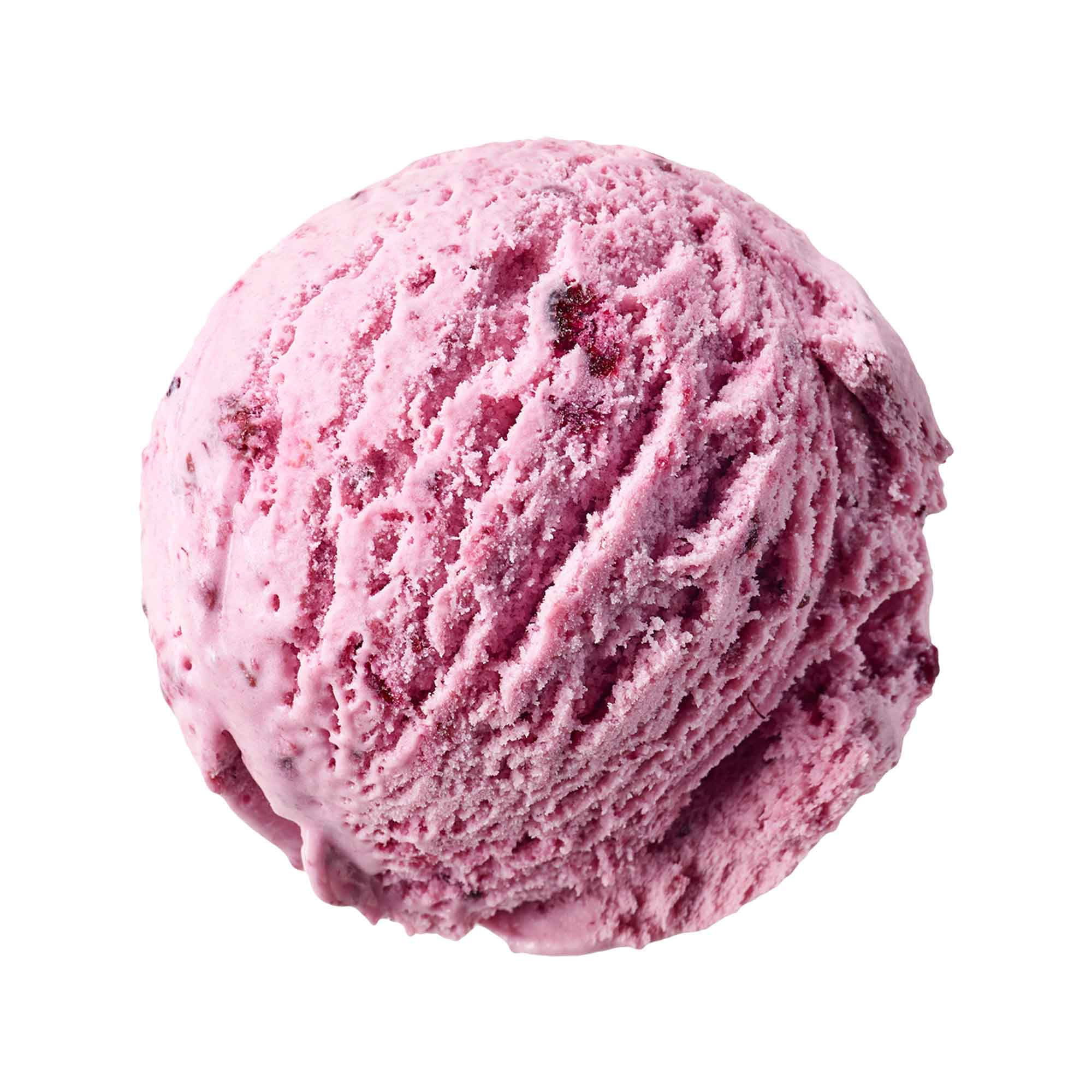 Inghetata cu aroma de fructe de padure si fructe de padure semiconfiate ...