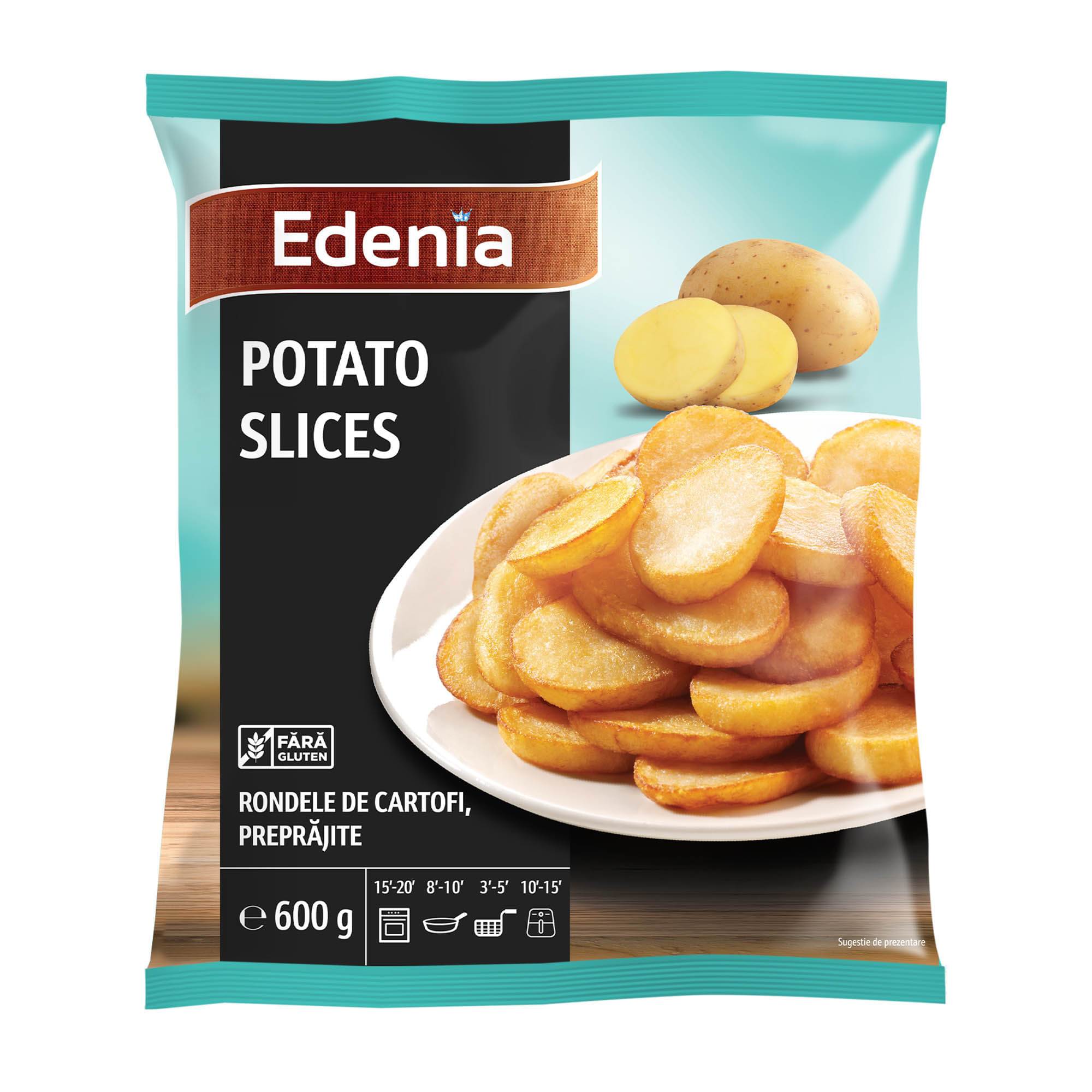 Rondele de cartofi, preprajite 600g - Bocado