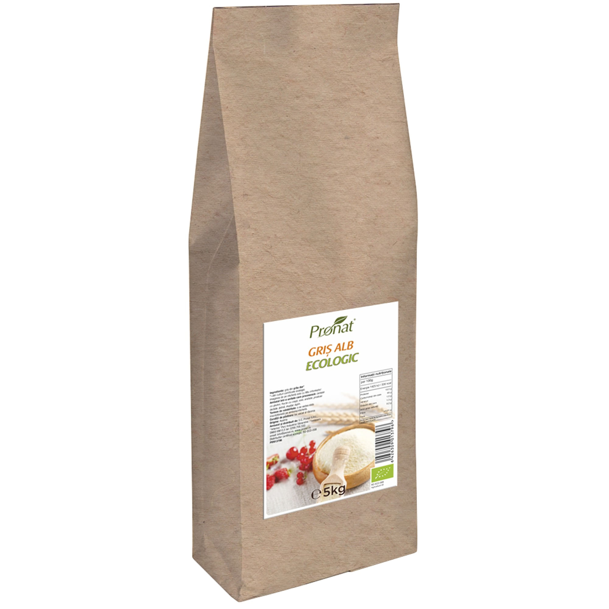 Gris alb, bio 5kg - Bocado