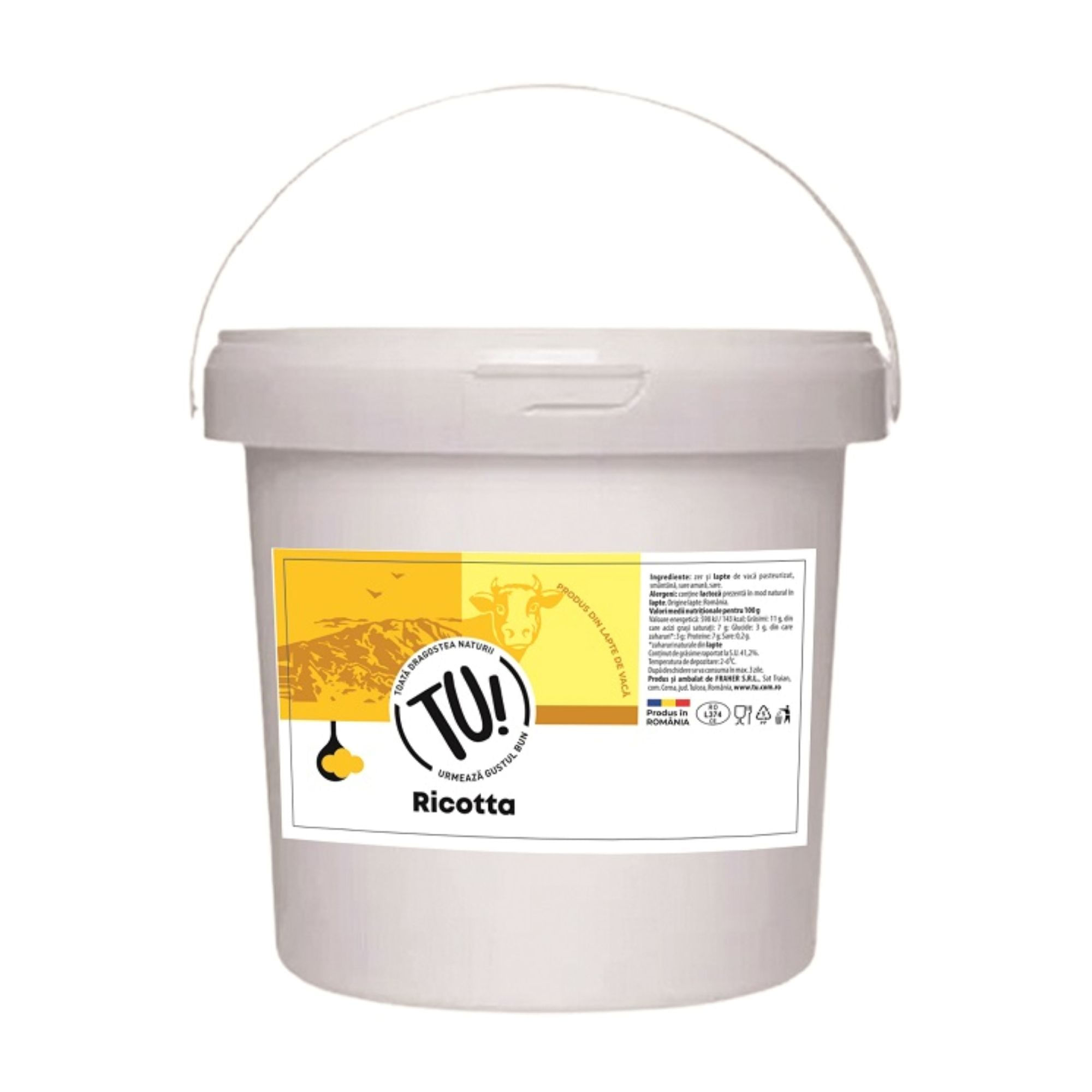 Branza Ricotta 5kg - Bocado