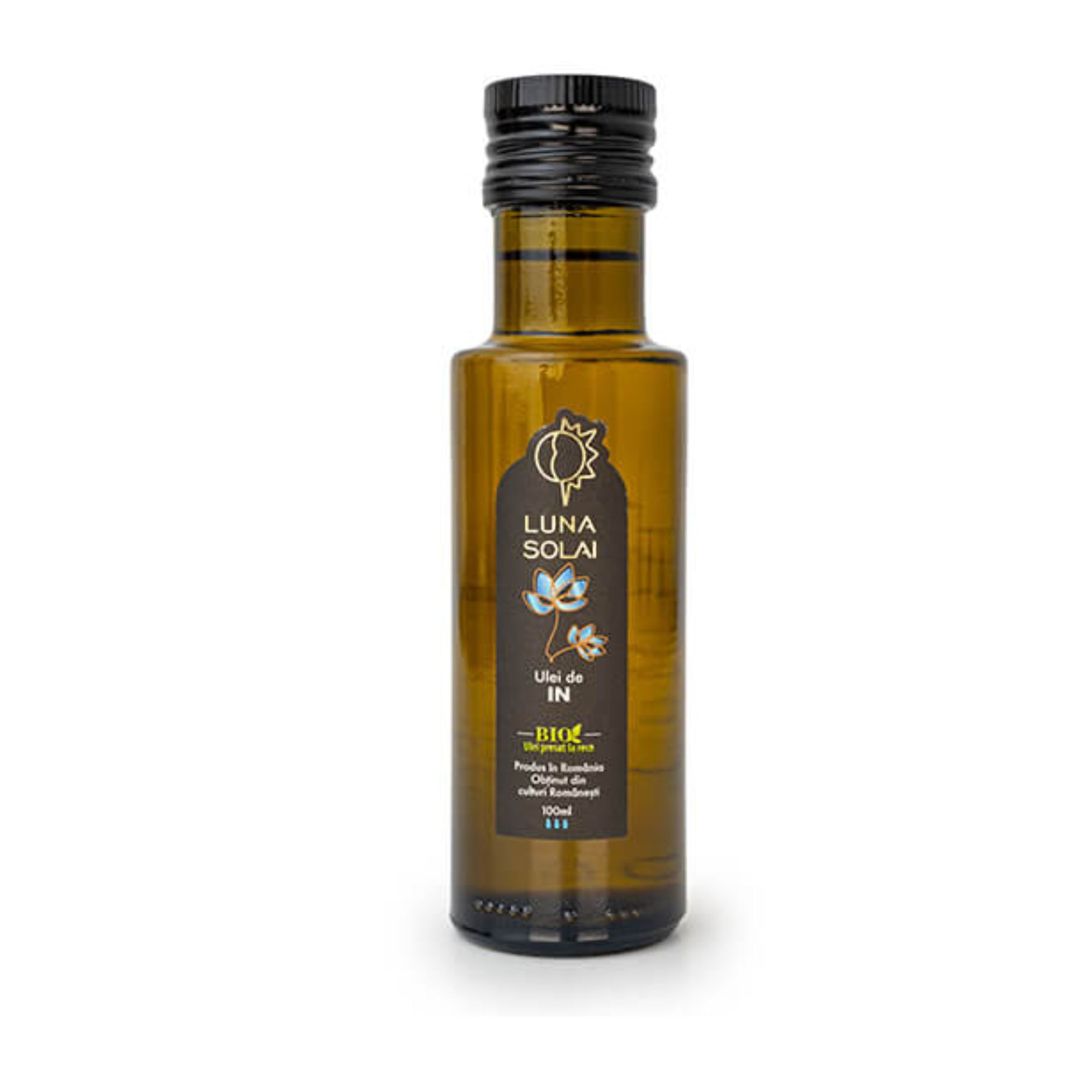 Ulei de in bio presat la rece 100ml - Bocado