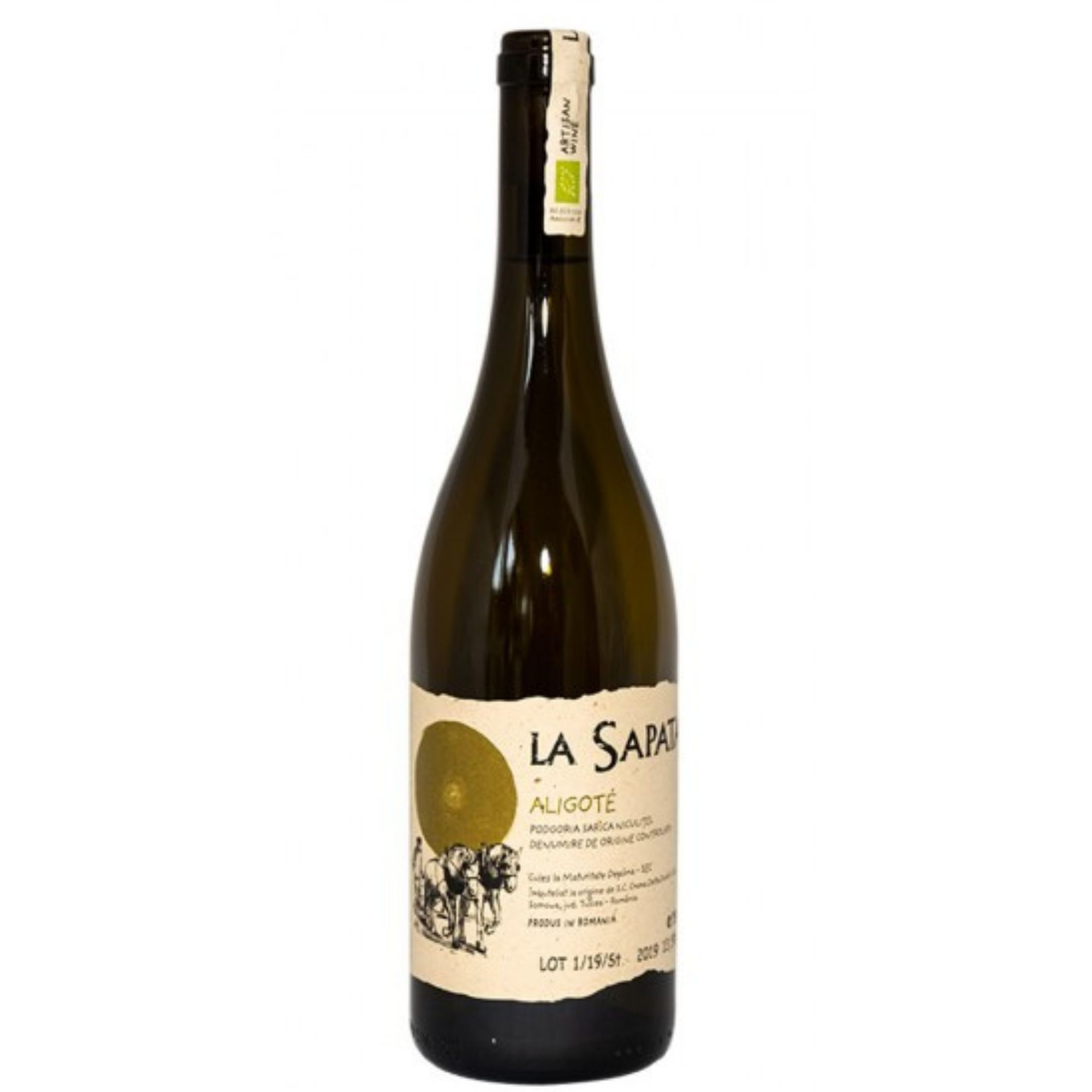 Vin alb La Sapata Aligote, sec 0.75l - Bocado