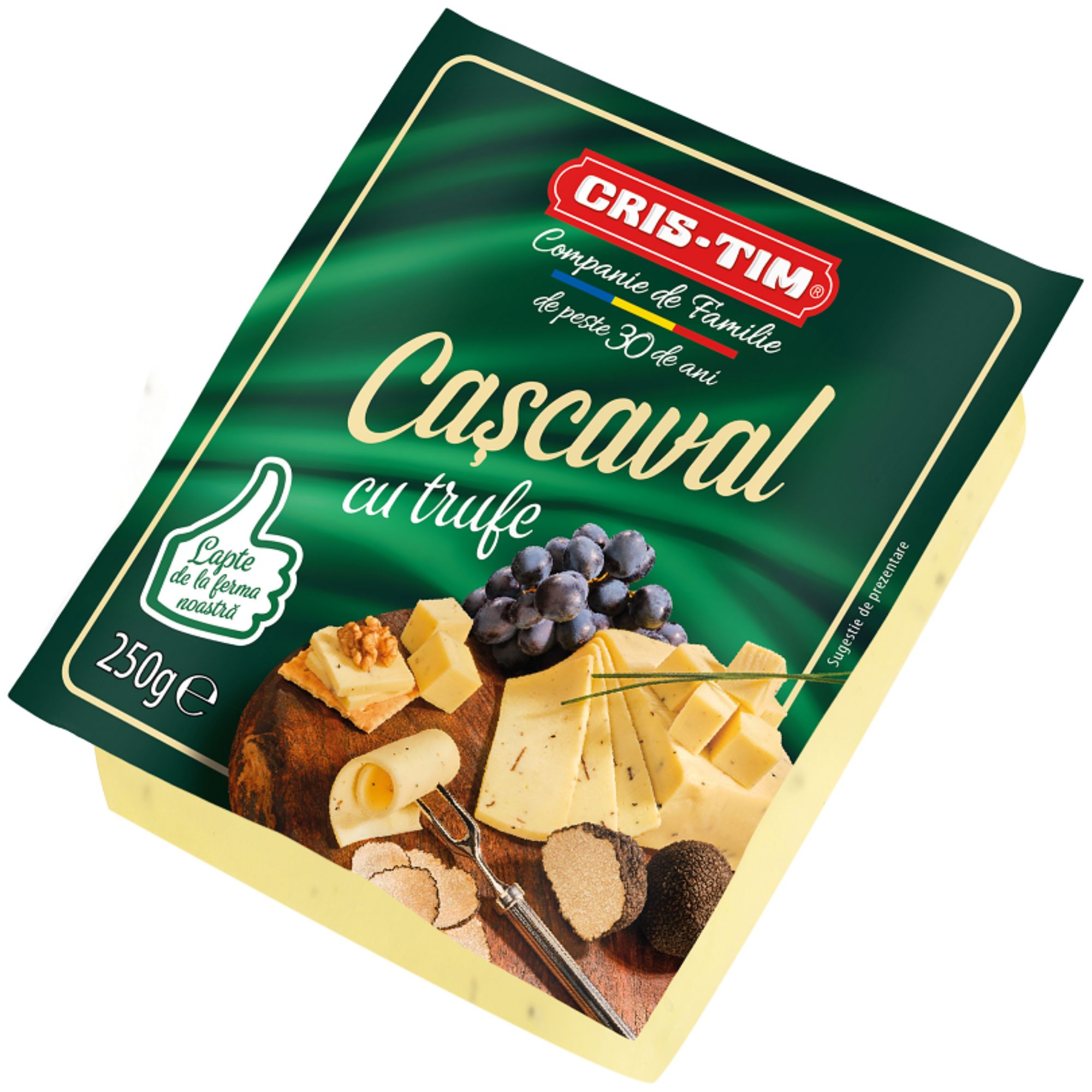 Cascaval cu trufe 250g bax*12 buc - Bocado