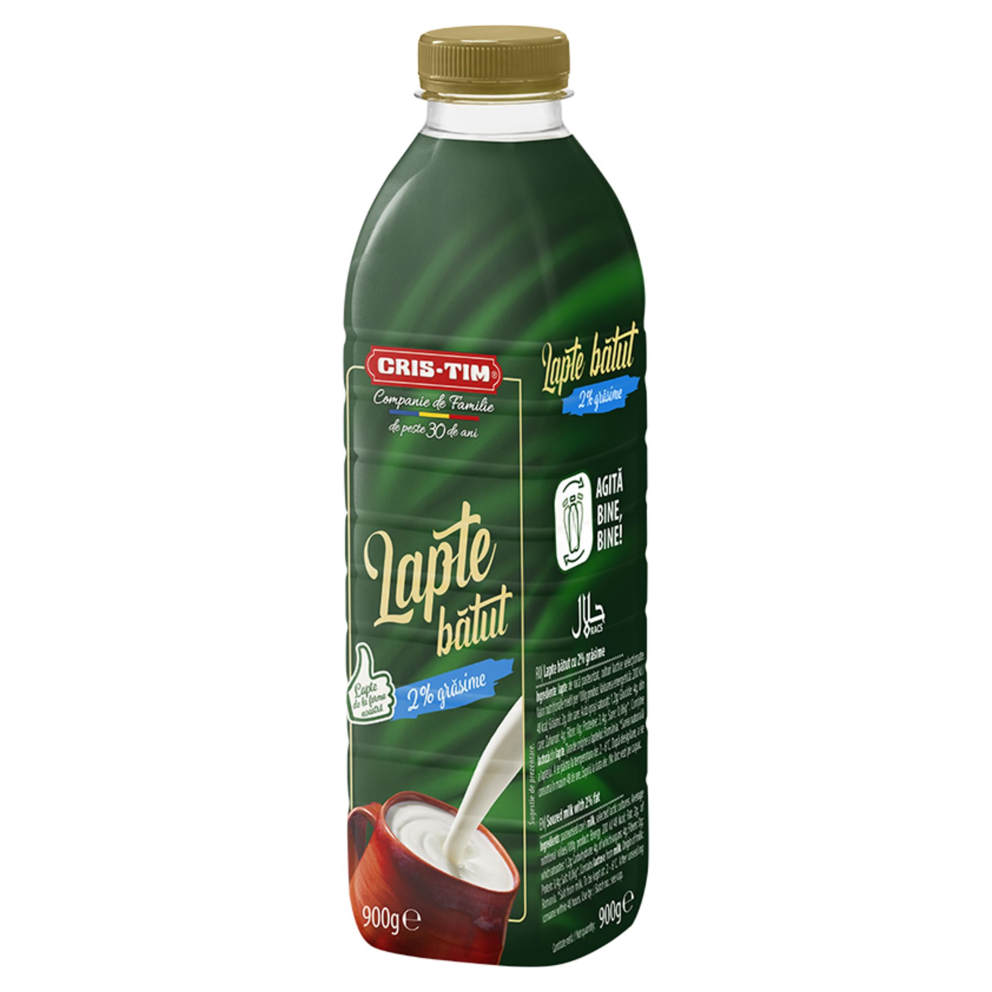 Lapte batut 2% 900g bax*4 buc - Bocado