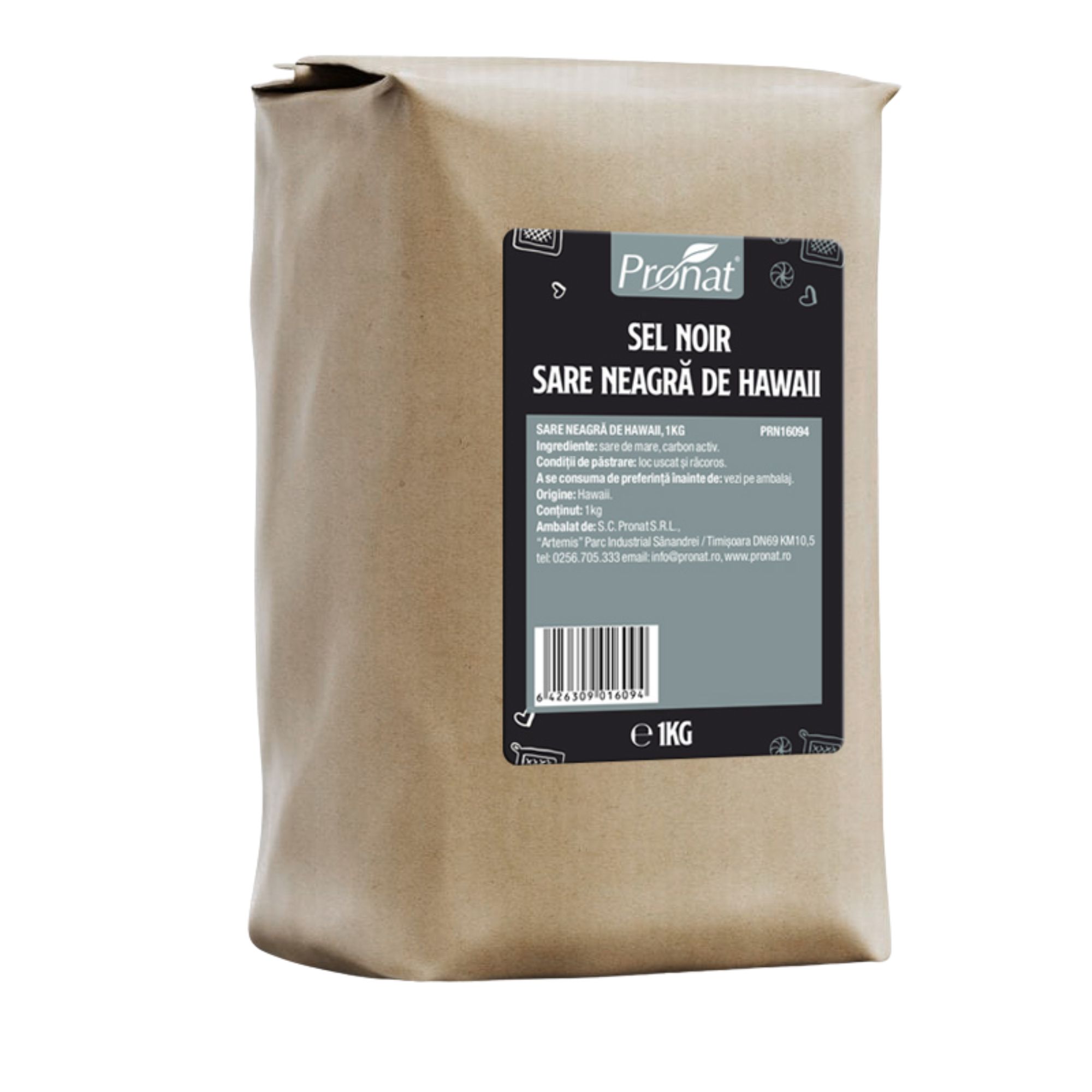 Sare neagra de Hawaii 1kg - Bocado