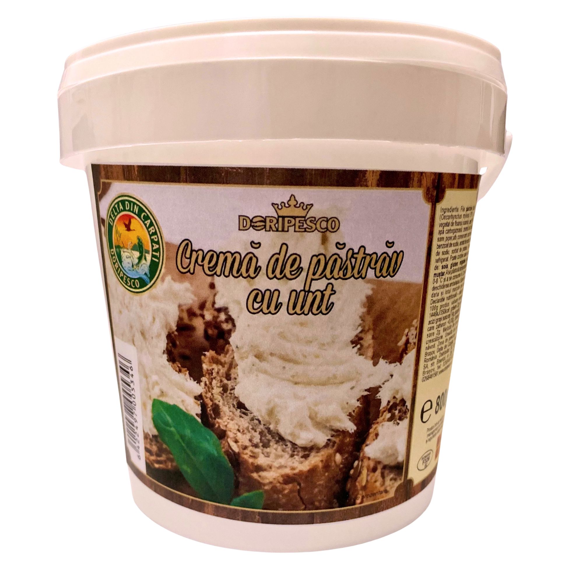 Crema de pastrav cu unt 800g - Bocado