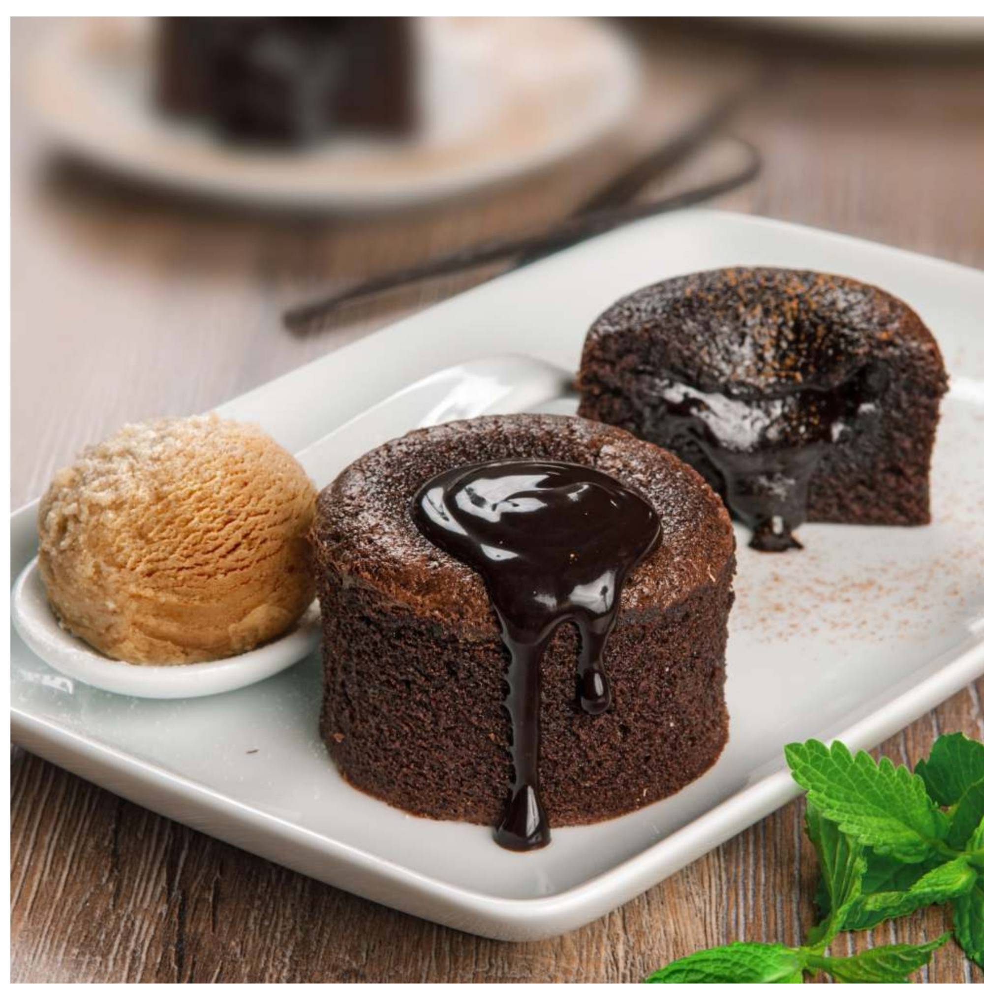 Prajitura lava cake de ciocolata Marchiza 24 buc x 120g 2.88kg - Bocado